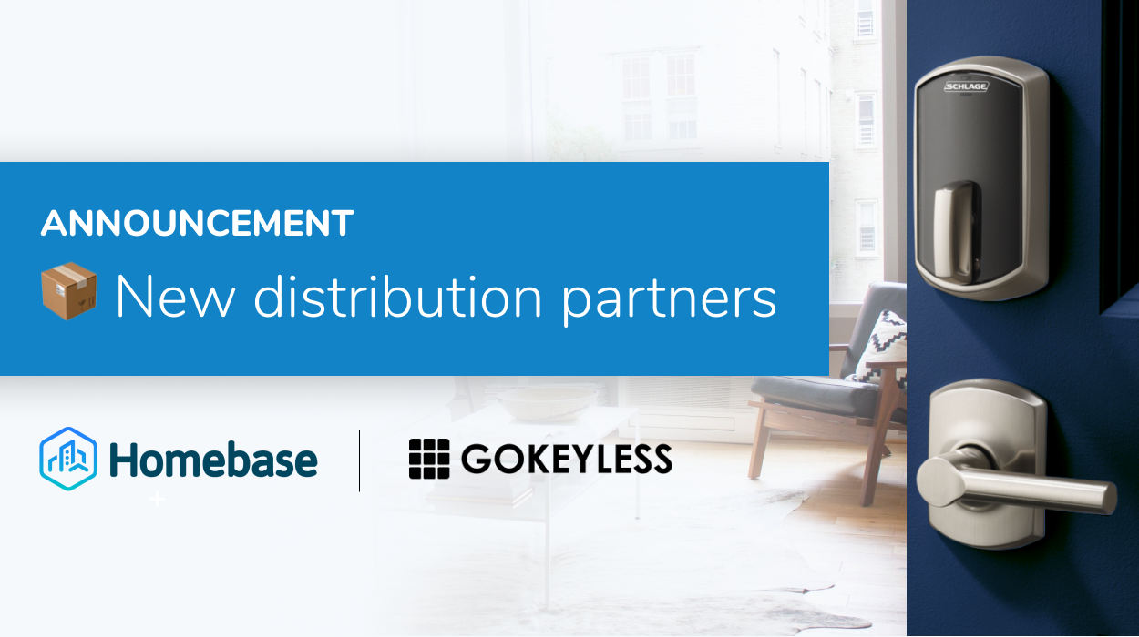 Homebase Names GoKeyless as Online Master Distributor